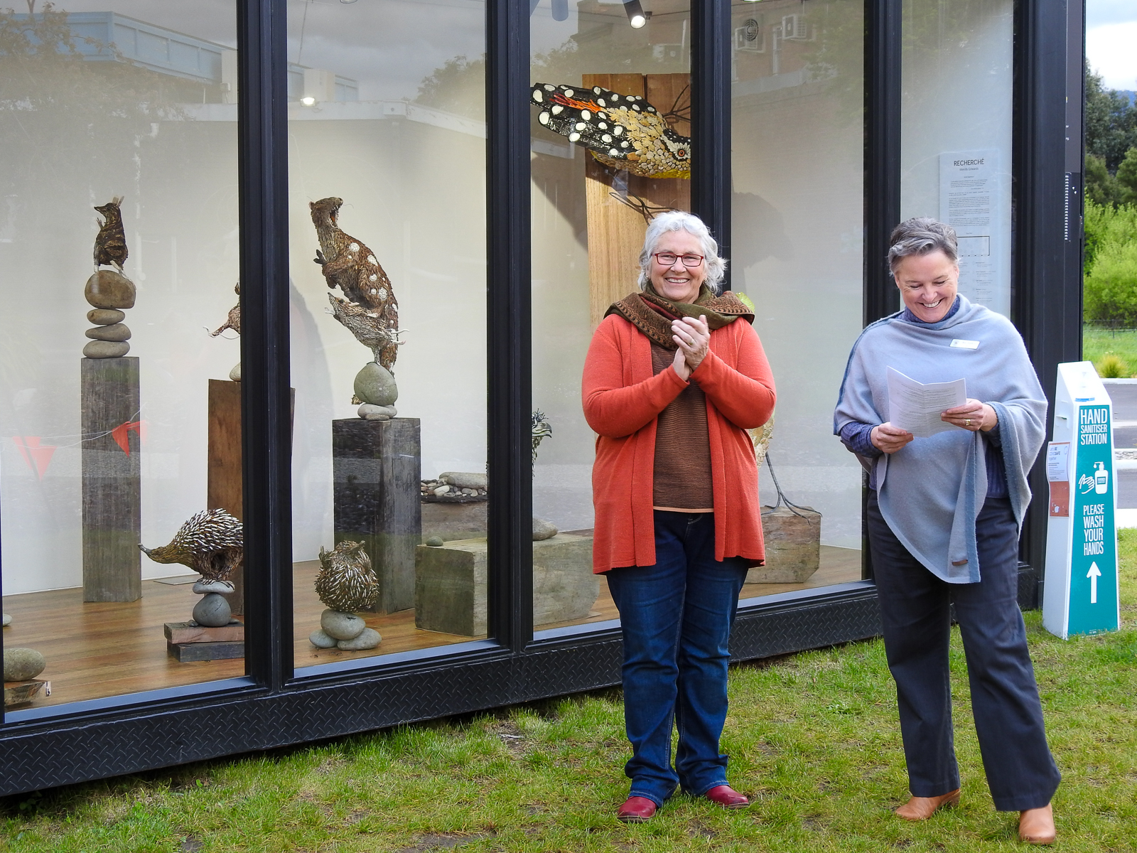 ARTBOX and Recherche opening exhibition officially launched - Huon Valley Council