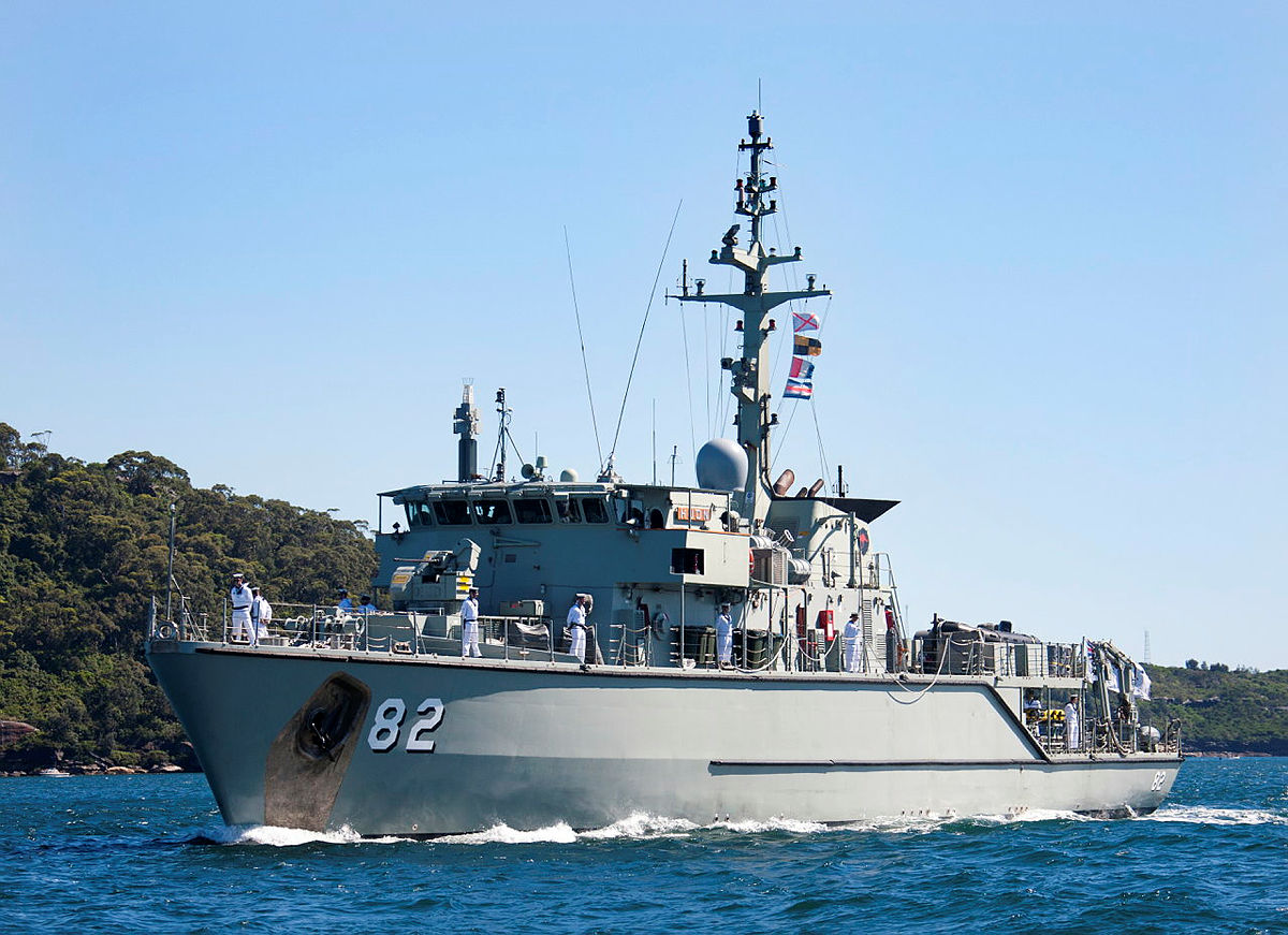 Welcoming the crew of HMAS Huon - Huon Valley Council