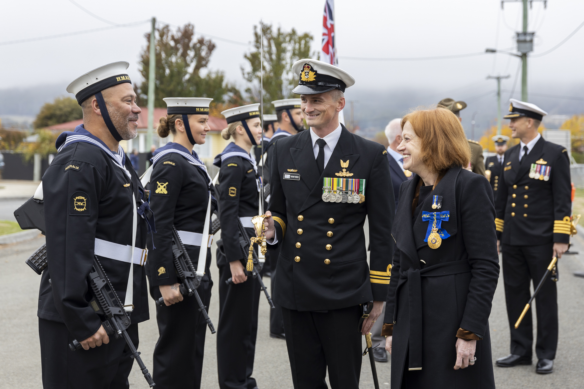 A day of celebration: crew of HMAS Huon come to town - Huon Valley Council